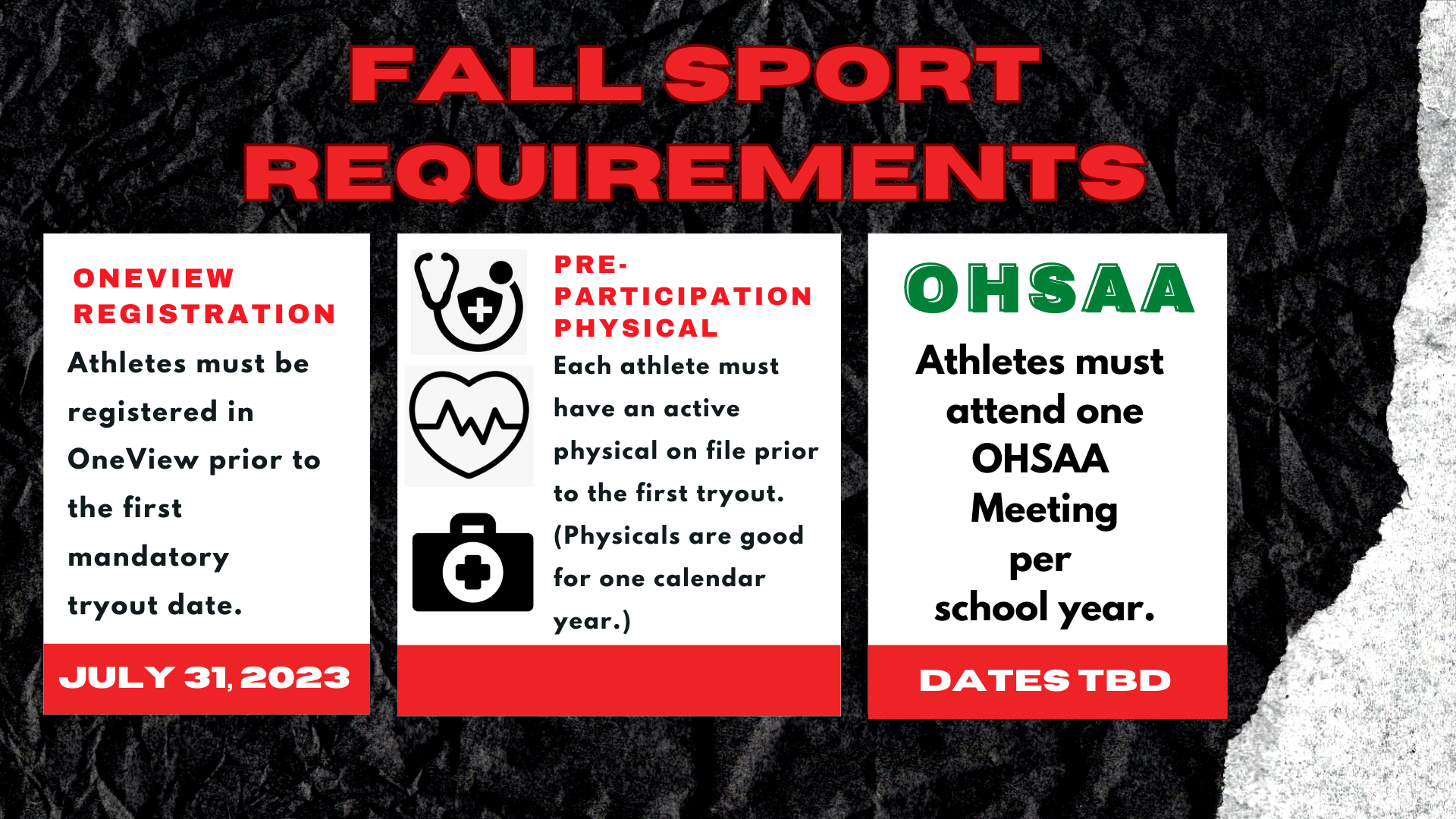 Fall Sports